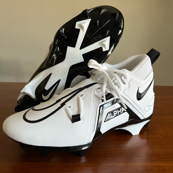Nike | Shoes | Nike Alpha Menace Pro 3 Football Cleats Black White ...